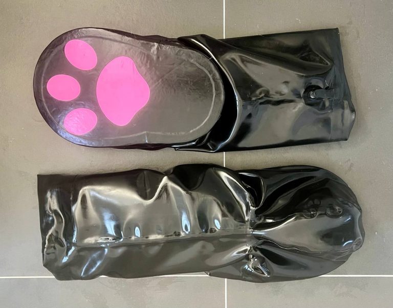Black Bopper footpaws – Rubber Paws