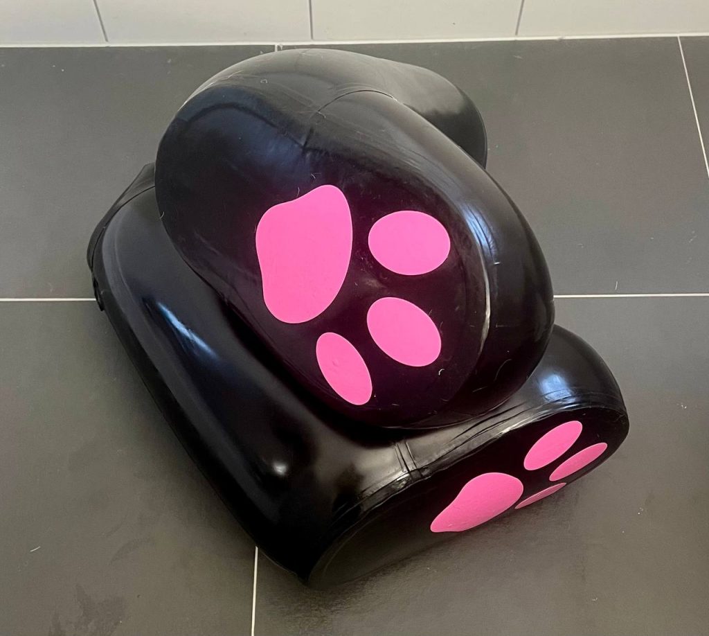 Black Bopper footpaws – Rubber Paws